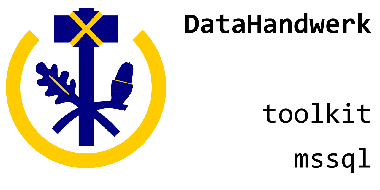 GitHub - DataHandwerk/DataHandwerk-toolkit-mssql: DataHandwerk - DHW. Handwerk statt ...