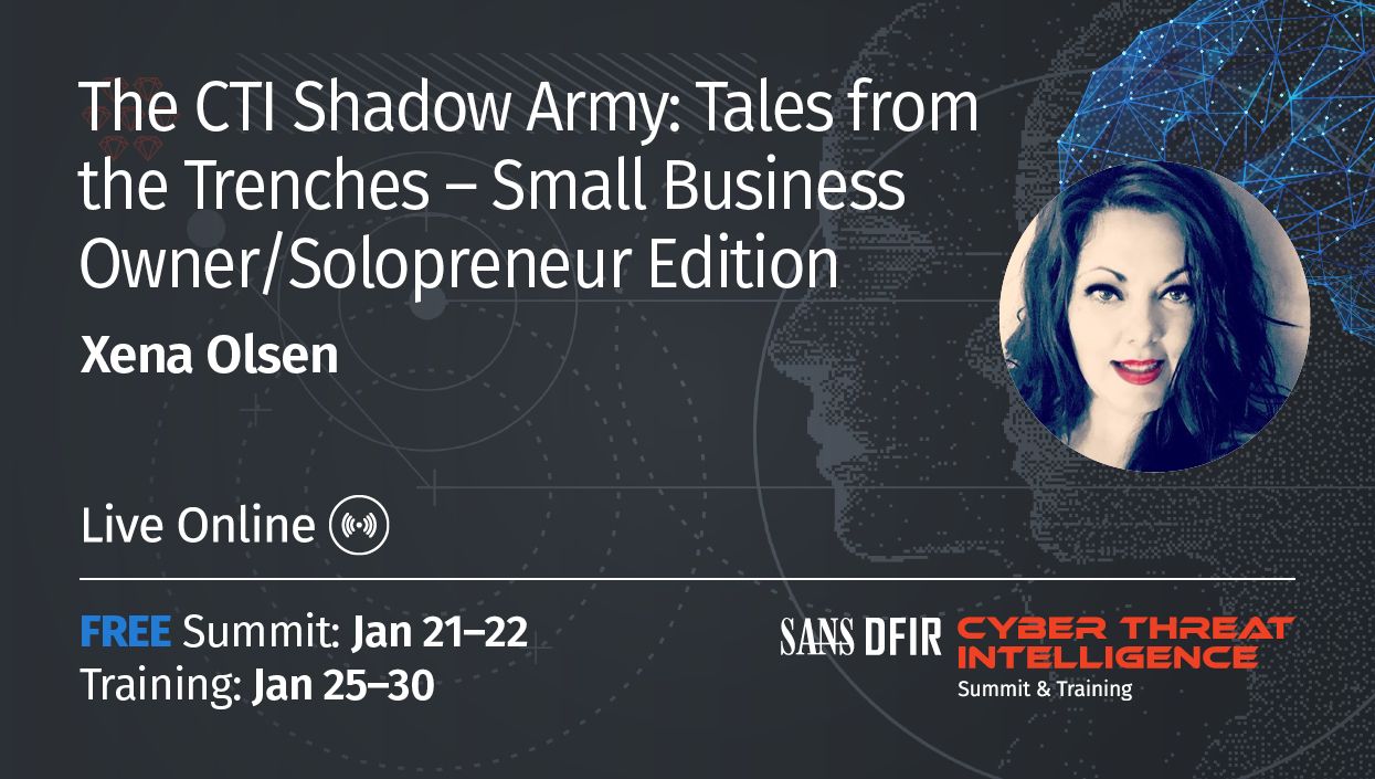 GitHub - ch33r10/SANSCTISummit2021: SANS CTI Summit 2021 Resources