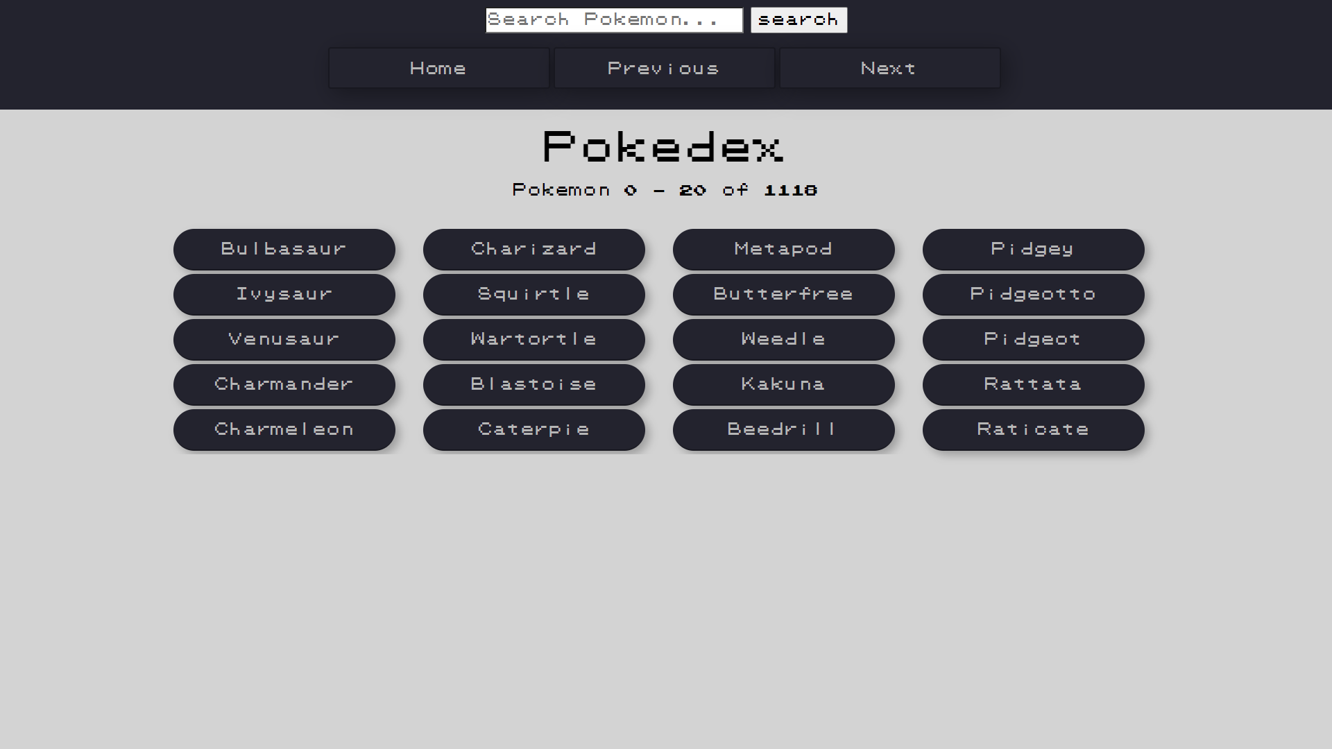 GitHub - VeeGee-Creations/Pokedex: Introductory Javascript Course