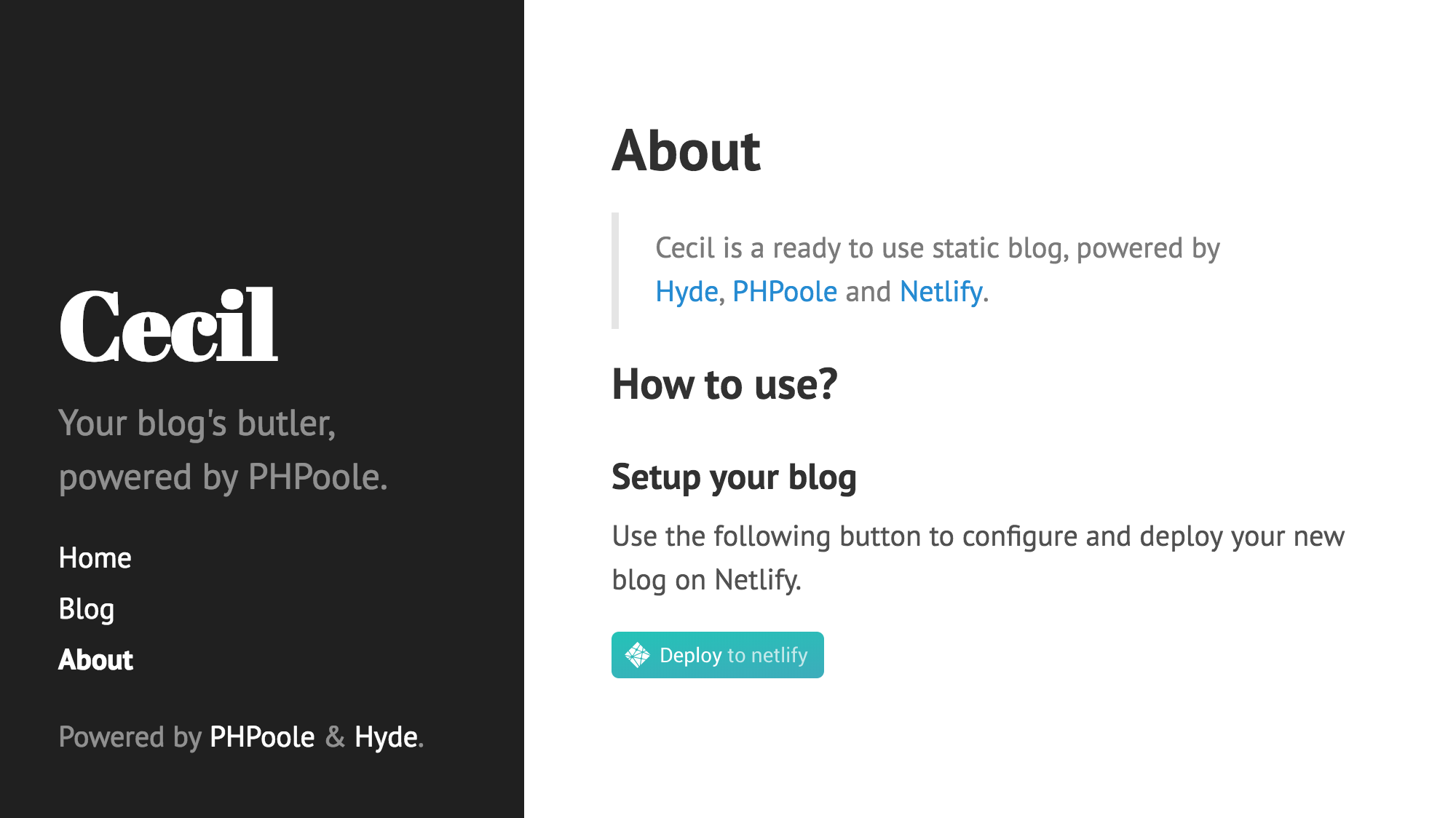 GitHub - Cecilapp/theme-hyde: The Hyde theme for Cecil is a port the Hyde theme for Jekyll ...