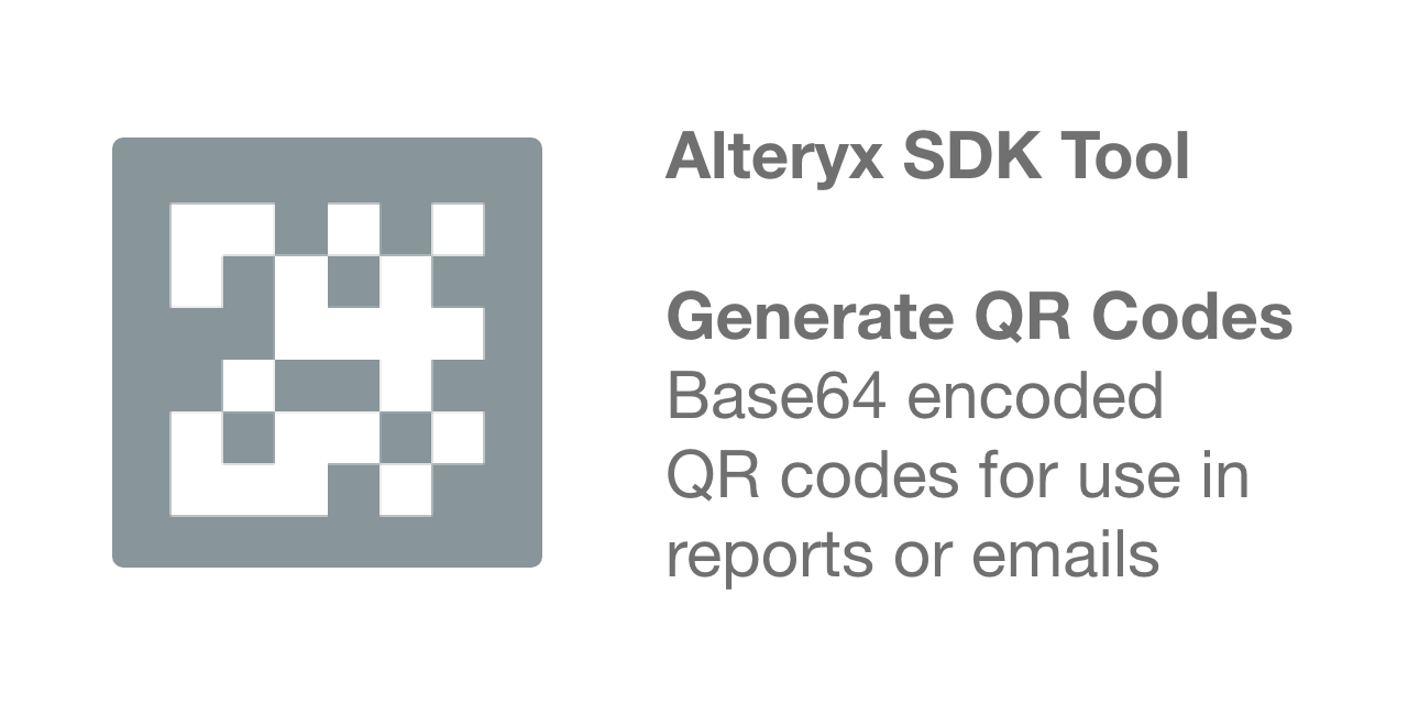GitHub - bobpeers/Alteryx_SDK_QR_Code_Generator: Alteryx SDK tool to ...