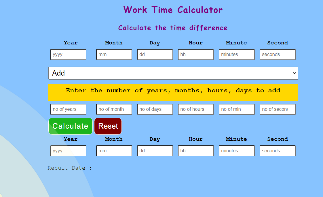 GitHub Dhgavali date time calculator This Is Date And Time 