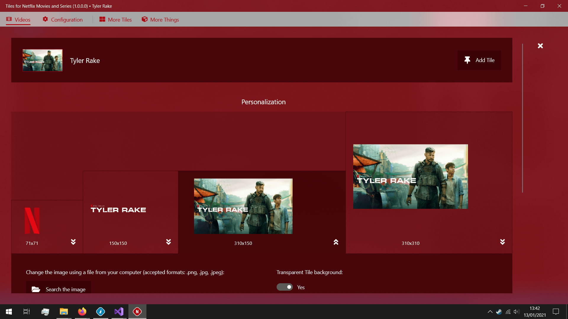 GitHub - pepeizq/Netflix-Tiles: Pin Tiles of your Netflix movies and ...