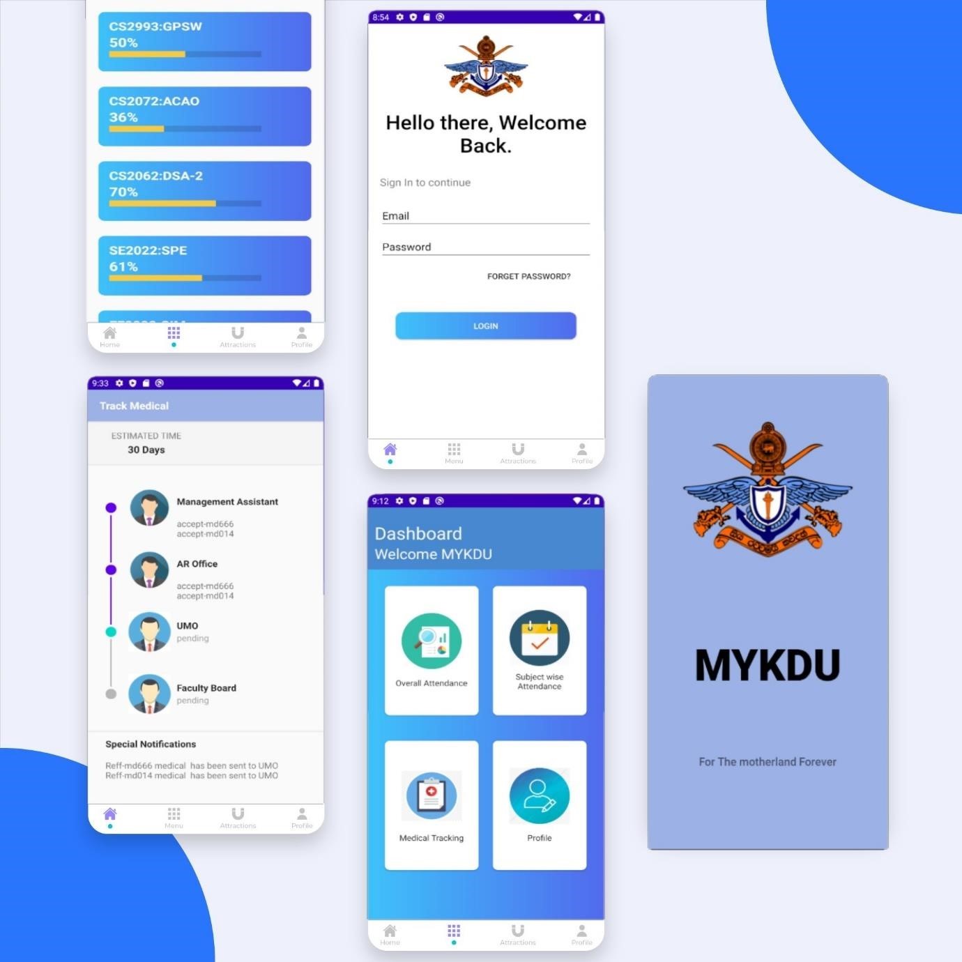 GitHub - Sandul-Jayakody/KDU-Attendance_and_Medical_Tracking_app: A mobile application for ...