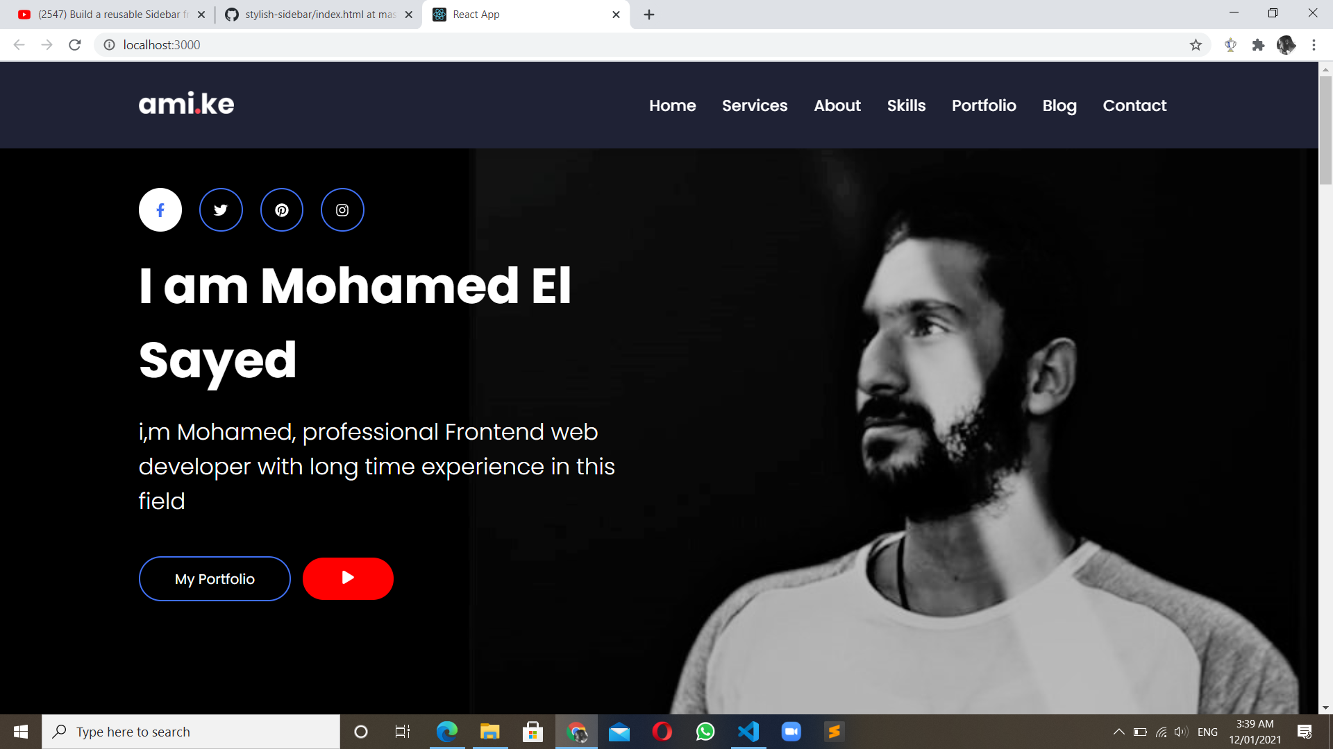 GitHub - mohamedelsayed0149/My-Portfolio: A full responsive portfolio ...