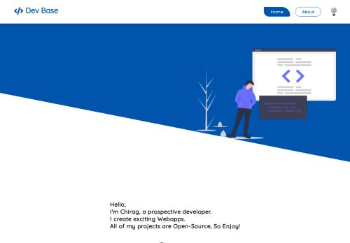 GitHub - ChiragChrg/DevBase: DevBase is a webapp which contains all the ...