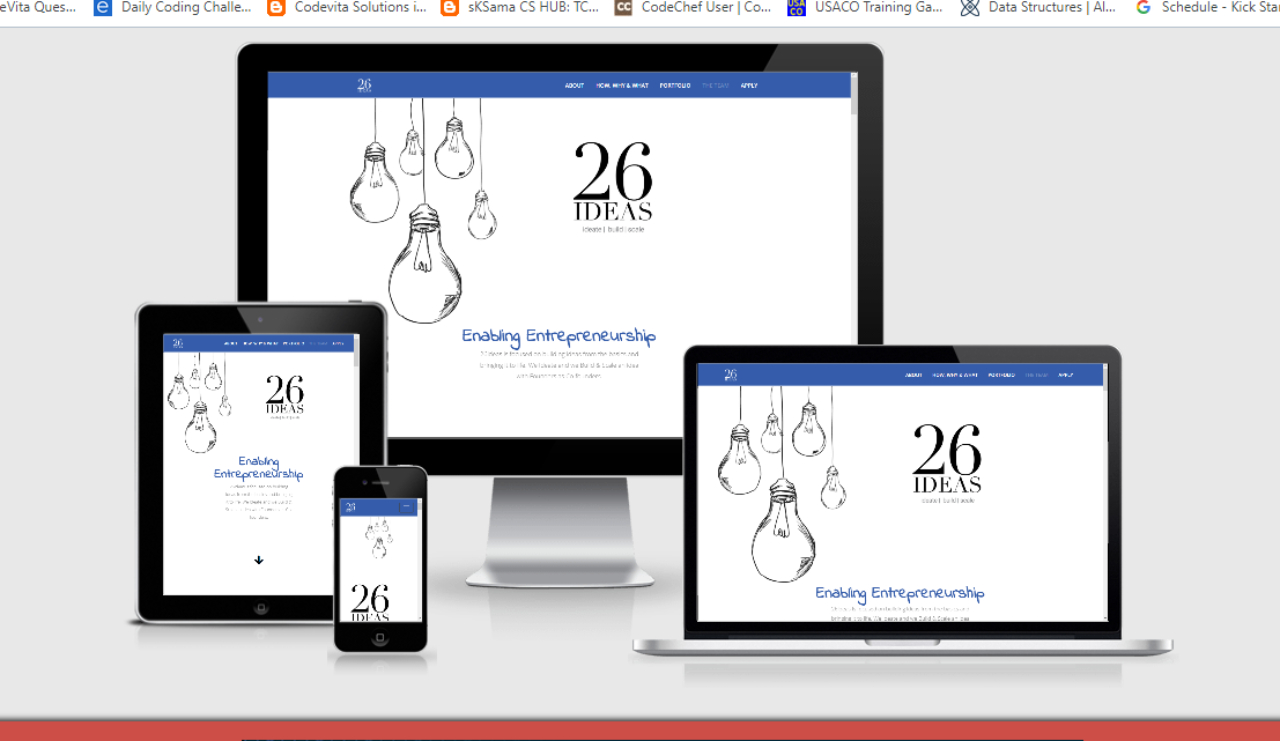 GitHub - Swatilekha-Roy/26-Ideas-Website: The official website created ...