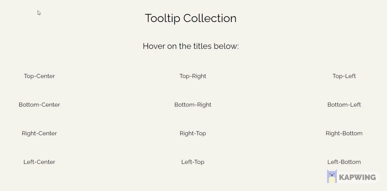 GitHub - elnatanitzan/tooltip-ui: Pure CSS/SCSS Tooltip Library. easy to use, clean design & No ...