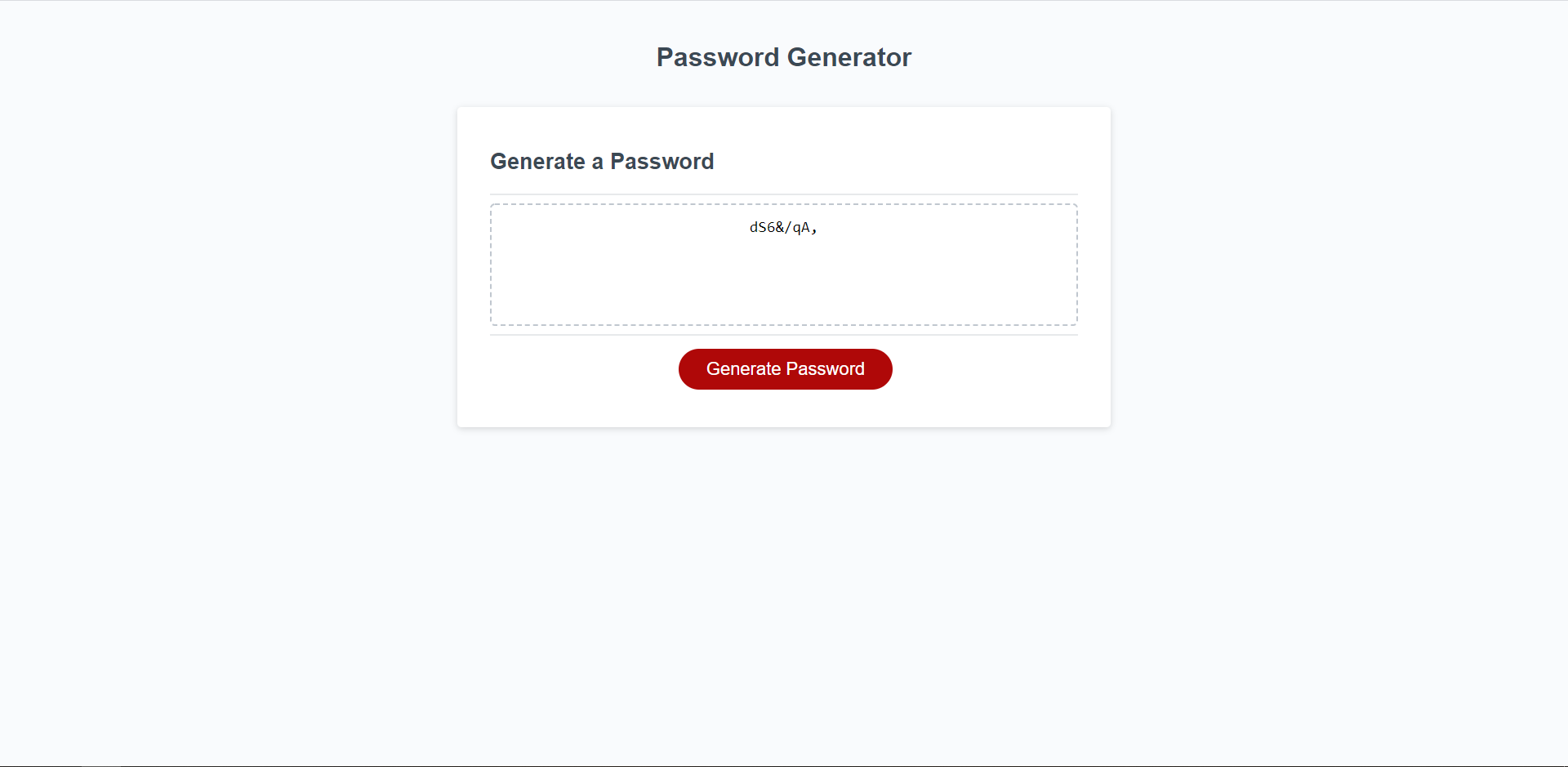 GitHub - gsonnier333/password-generator