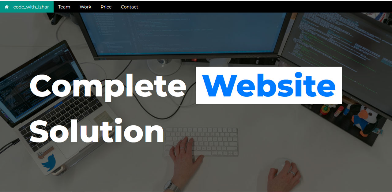 GitHub - IzharUlhaque/complete-website-solution