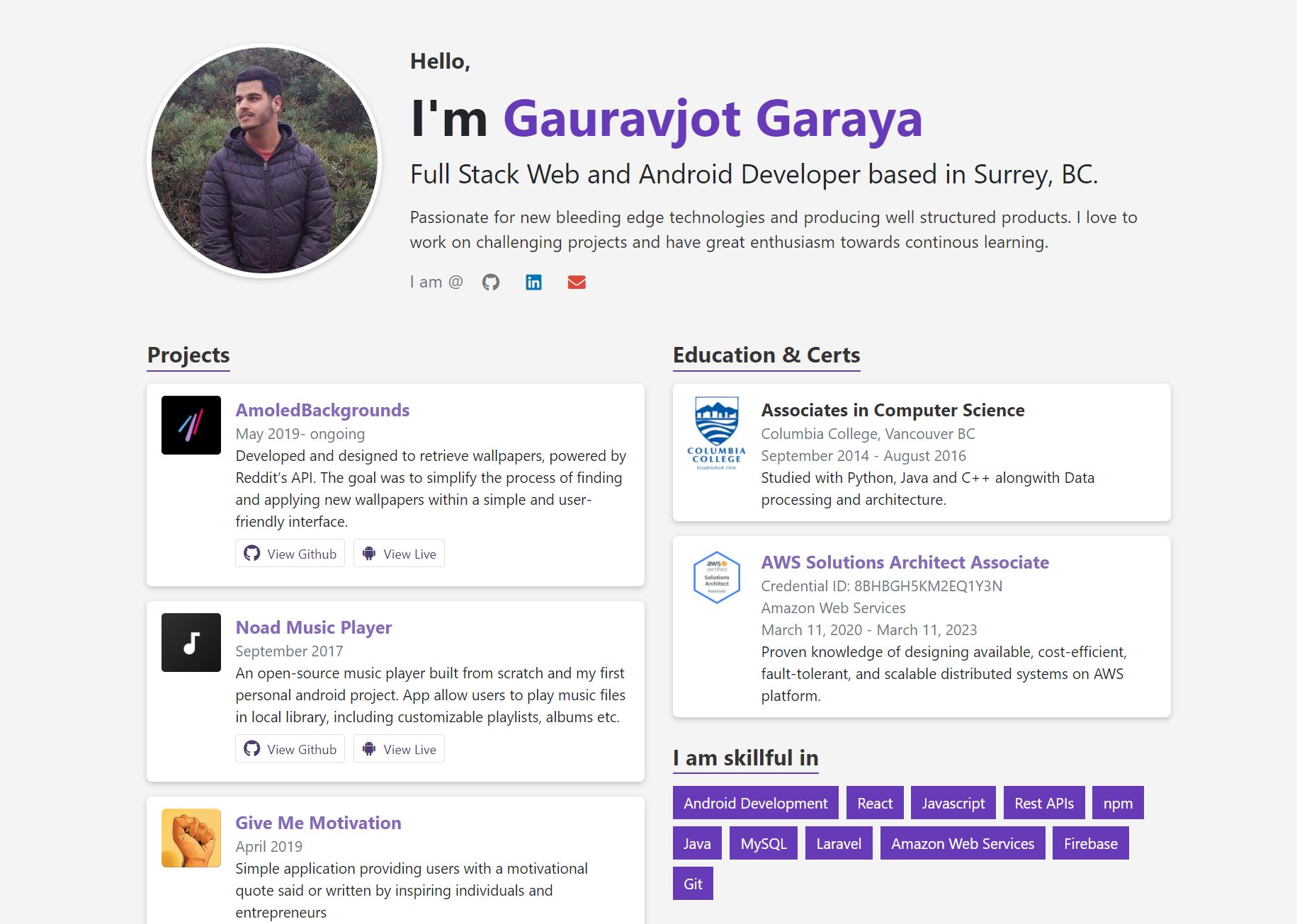 GitHub - gauravjot/gauravjot.com: My current portfolio website powered ...