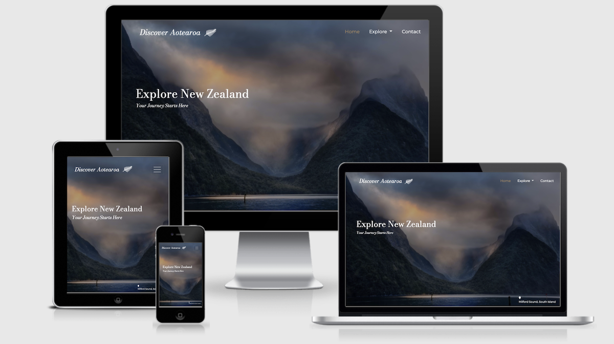 GitHub - liammcluckie/Discover-Aotearoa: Boutique travel company specialising in personalised ...