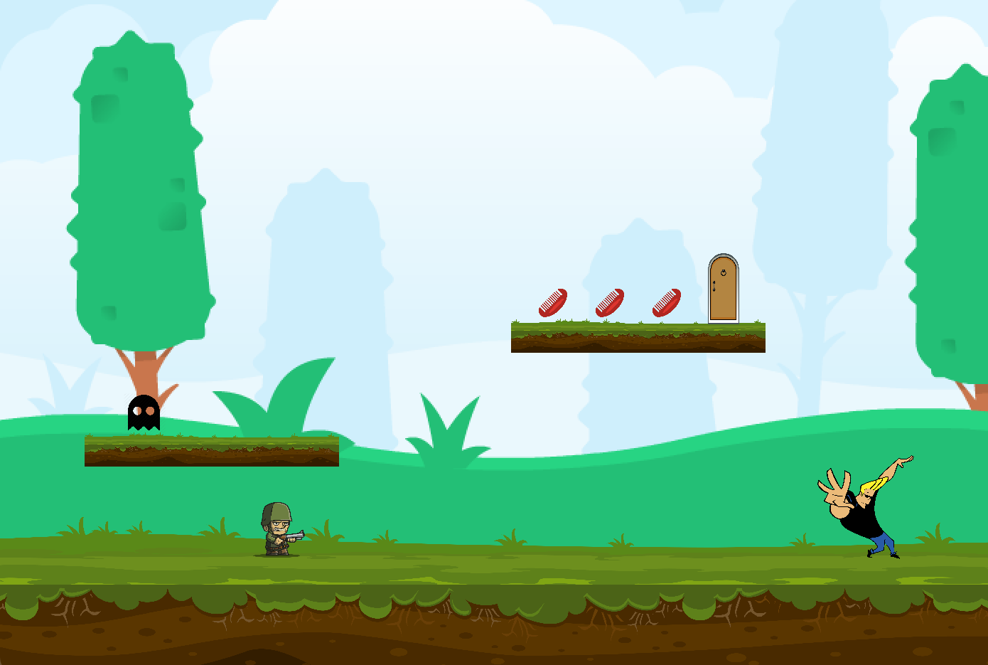 GitHub - sashasokolan/johnny-bravo-java-game: Multi-level Java 2D ...