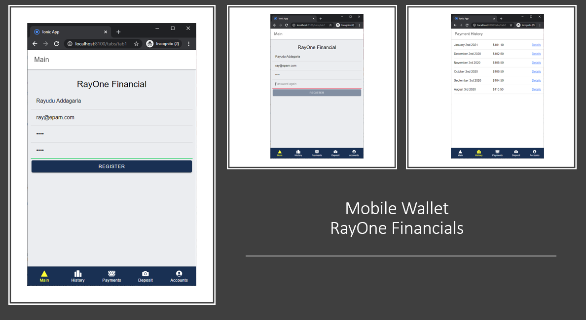 GitHub - rayuduak/mwallet: Mobile wallet with ionic ui and angular