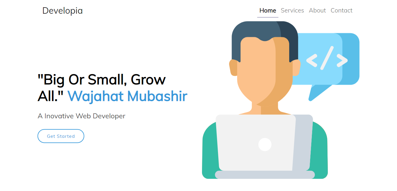 GitHub - WajahatMubashir/Developia