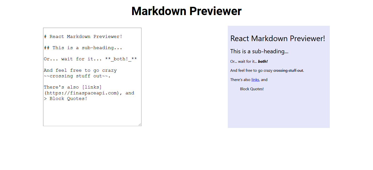 GitHub - lelouchB/markdown-previewer-2: Markdown Previewer built with React GitHub - lelouchB/markdown-previewer-2: Markdown Previewer built with React