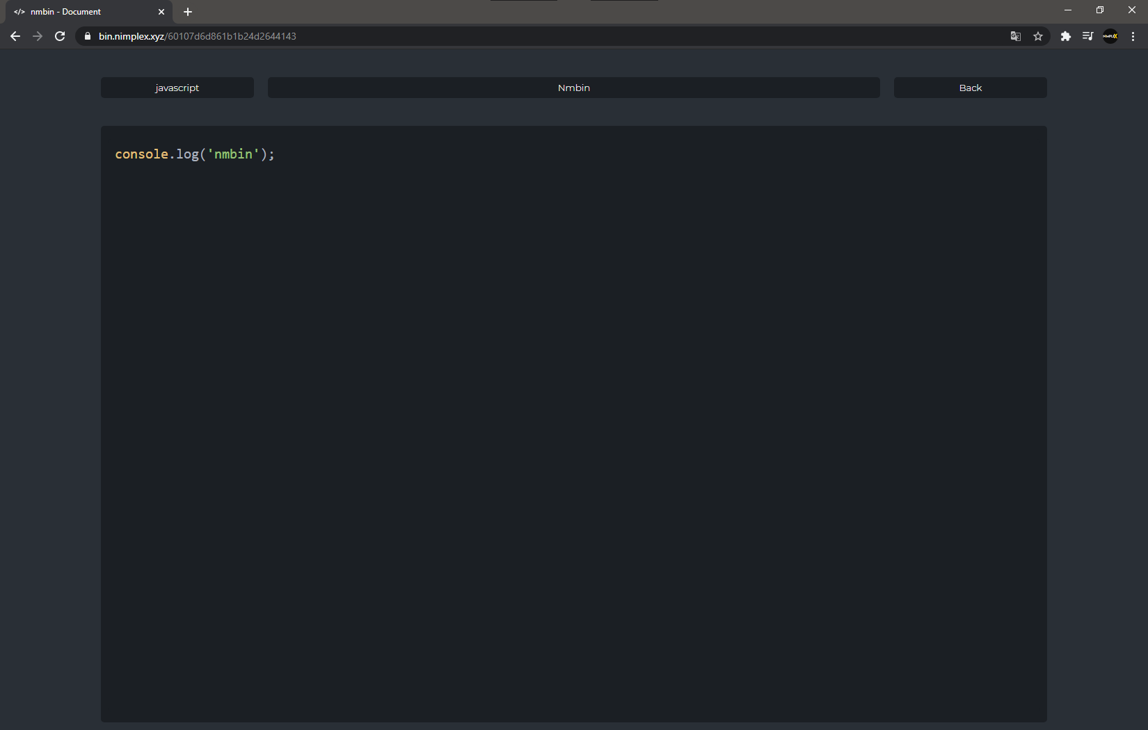 GitHub - Nimplex/nmbin: Place for your code.