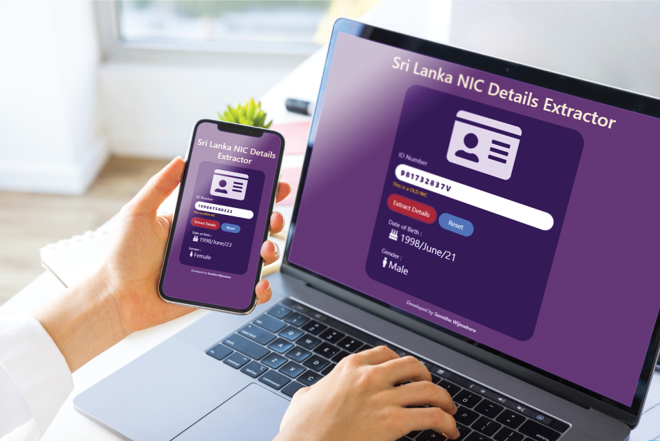 GitHub - samithawijesekara/Sri-Lanka-NIC-Details-Extractor: Extract ...