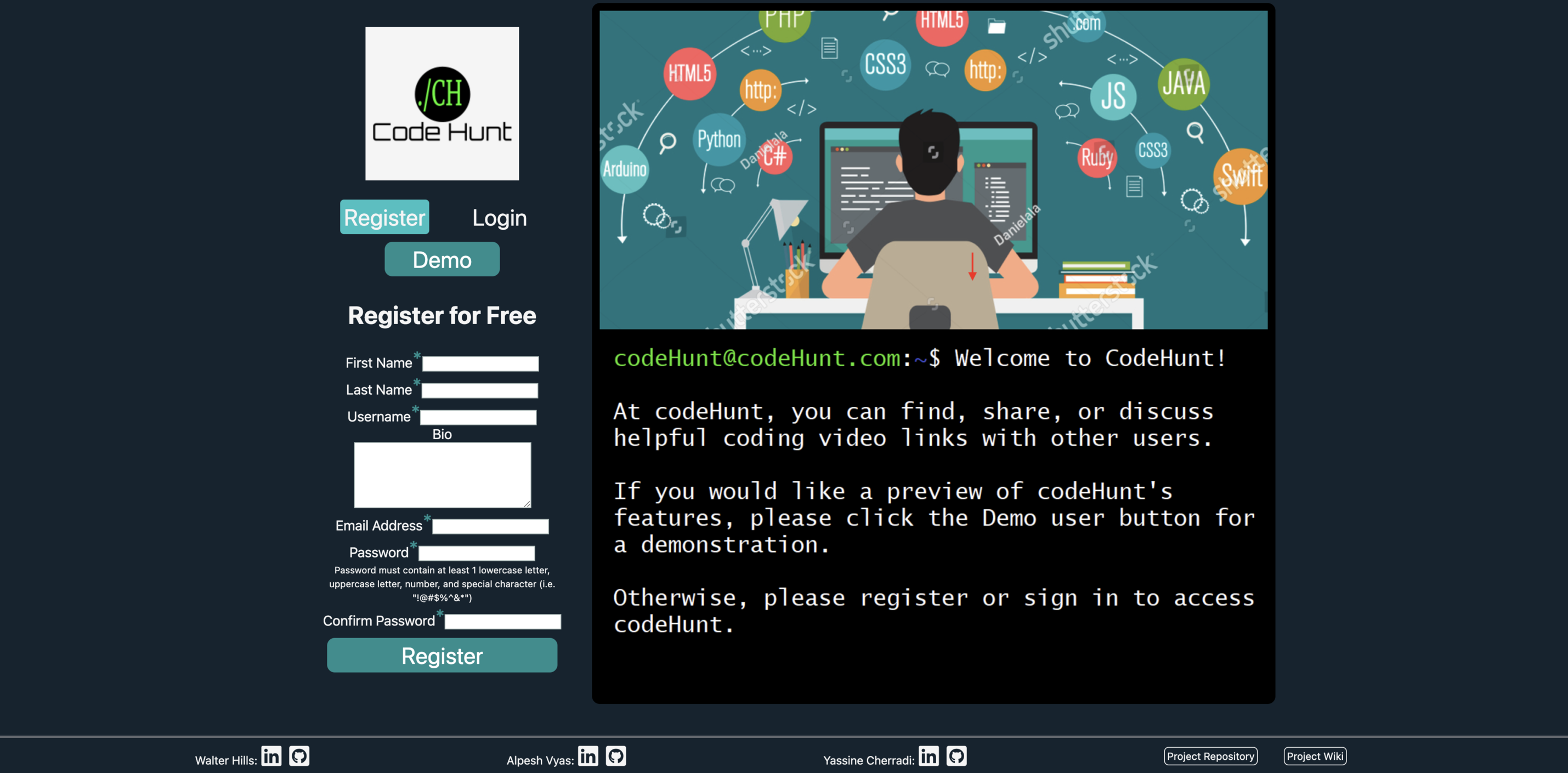 GitHub - alpvyas/code-hunt