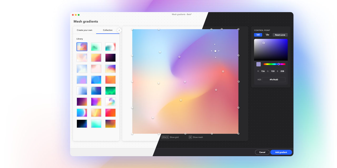 Github Oodesignmesh Gradients Sketch Plugin To Create Mesh Gradients