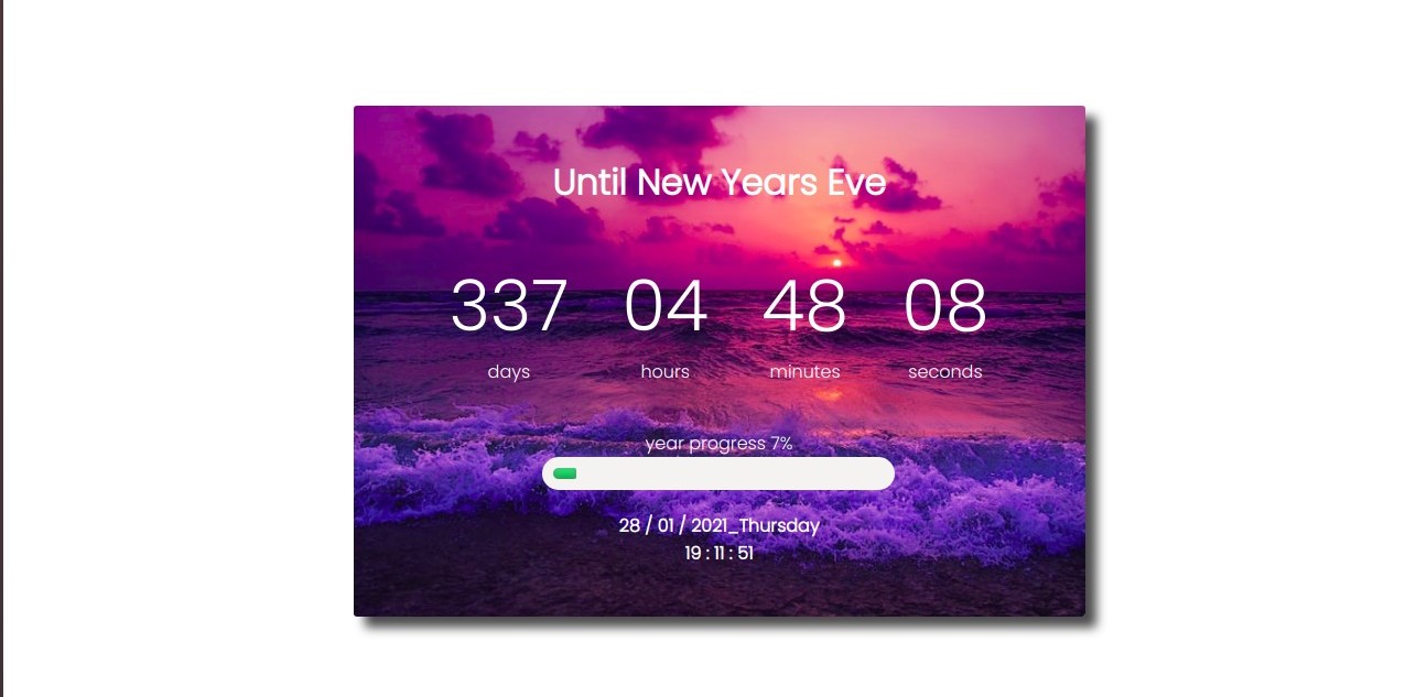 GitHub - SayaliChinchole/Countdown-Timer-JS: Coundown Timer shows days ...