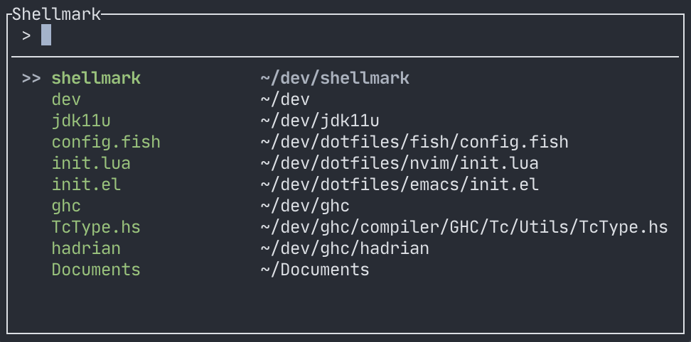 GitHub - artempyanykh/shellmark: Cross-platform bookmarks manager for your shell