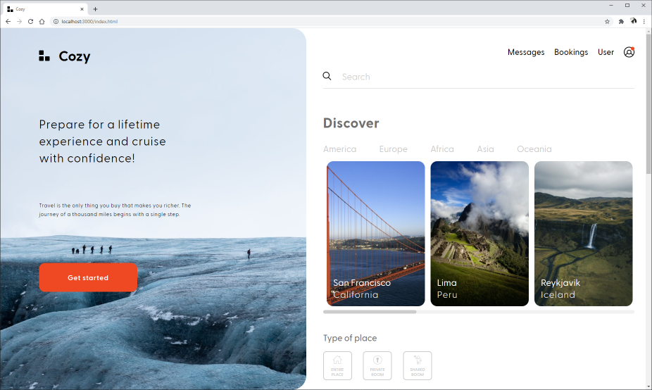 Github Ralflici Cozywebapp Website Developed As The Final Project