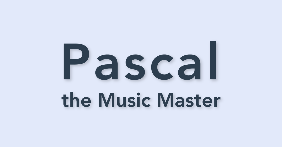 GitHub - pascal-the-elf/Pascal-the-Music-Master: Pascal the Music Master
