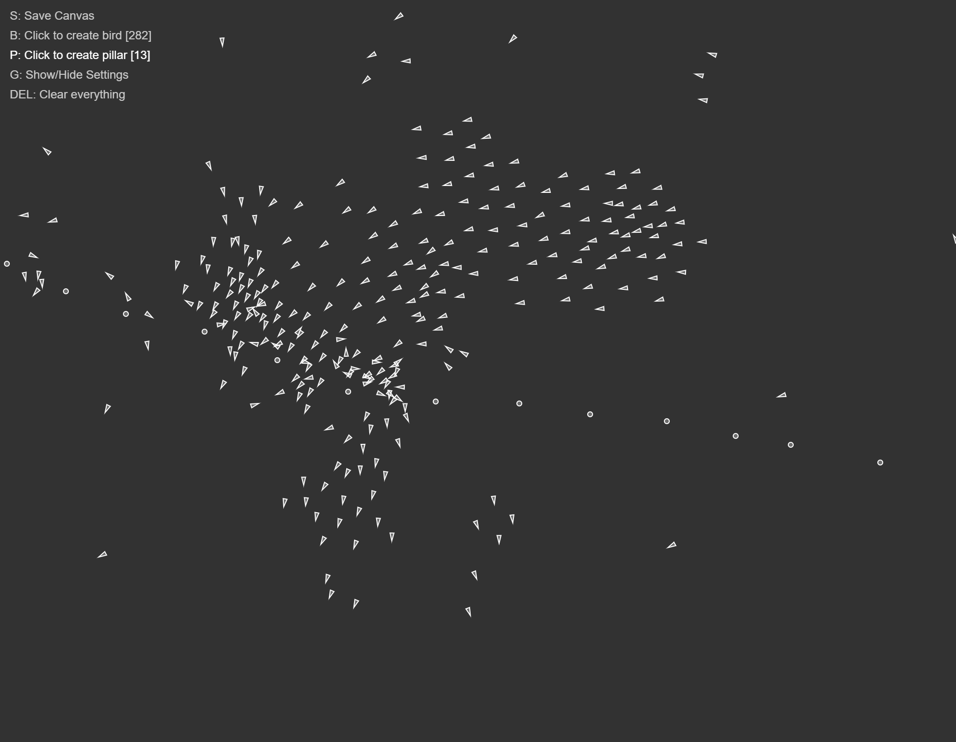 Github Rbanks1flocking P5js Experiment Playing With Flocking Code 