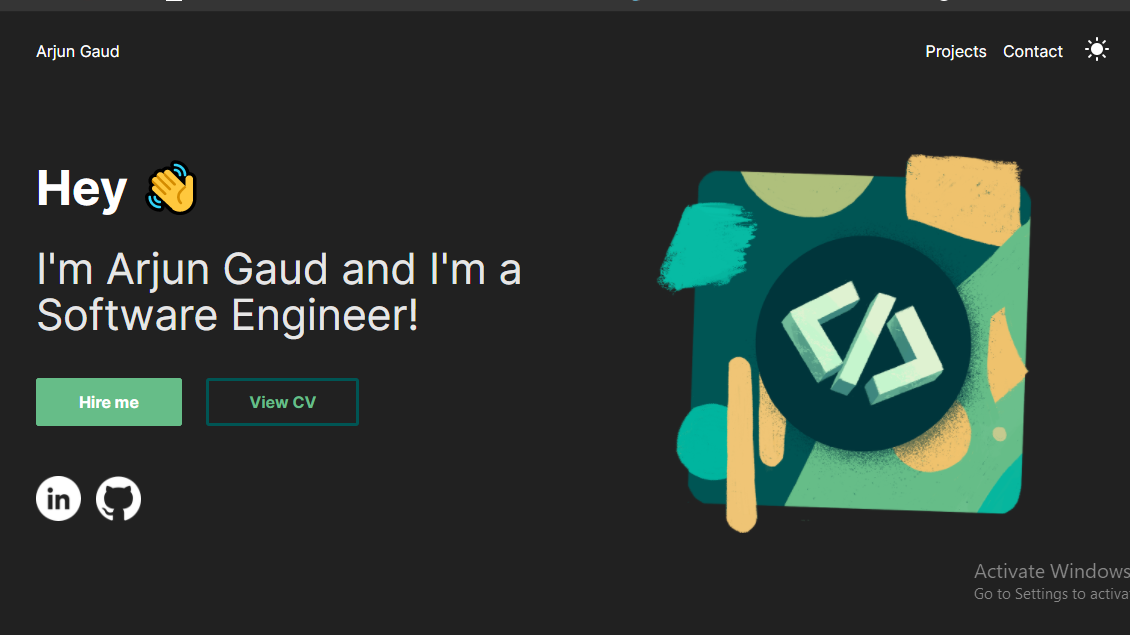 GitHub - itsarjun12/Full-stack-portfolio: I developed this in Crio's ...