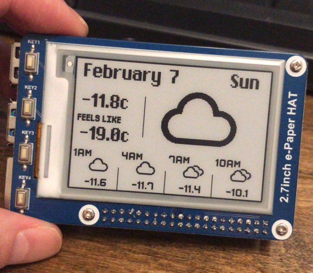 GitHub - kotamorishi/weather-station-paper-display: Raspberry Pi wether ...