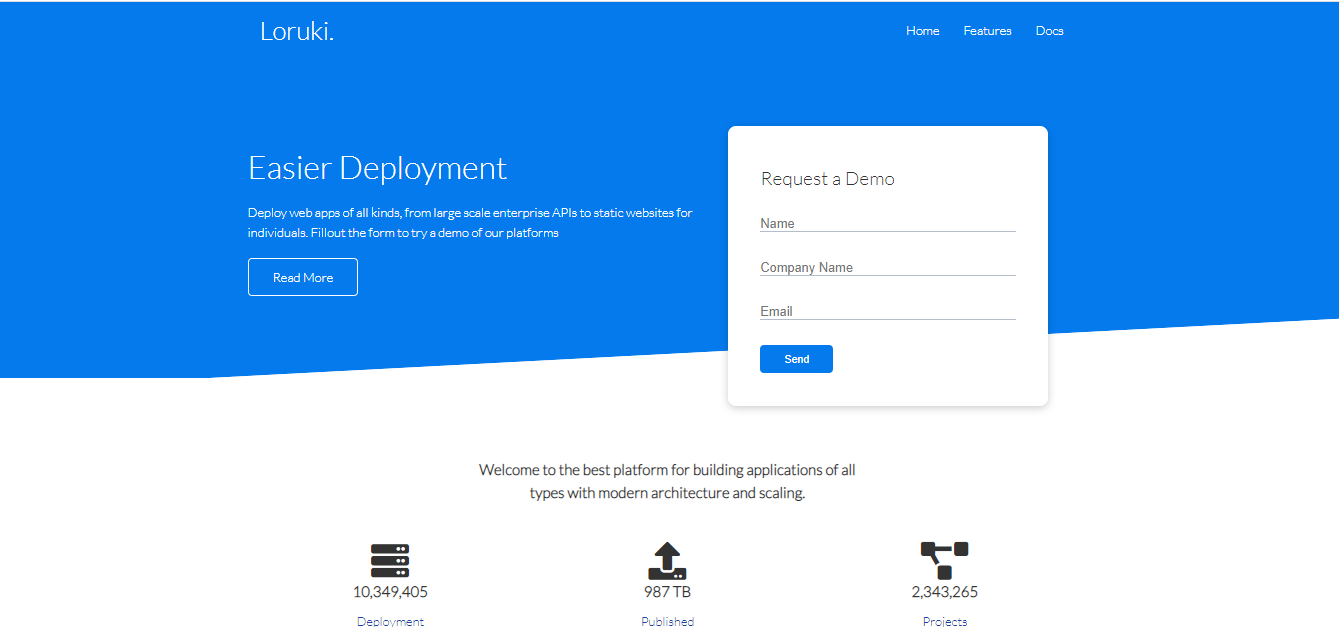 GitHub - codermother/Loruki-Website: A custom website which built with HTML5 and modern CSS ...
