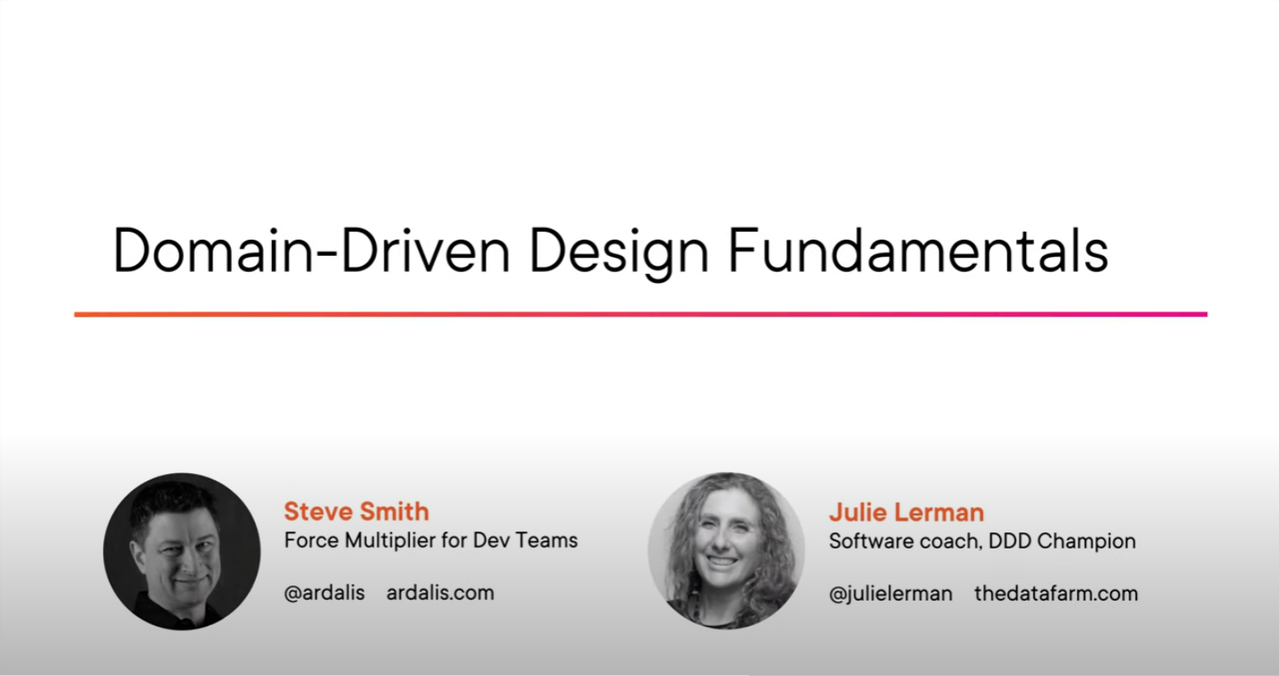 GitHub - ardalis/pluralsight-ddd-fundamentals: Sample code for the ...