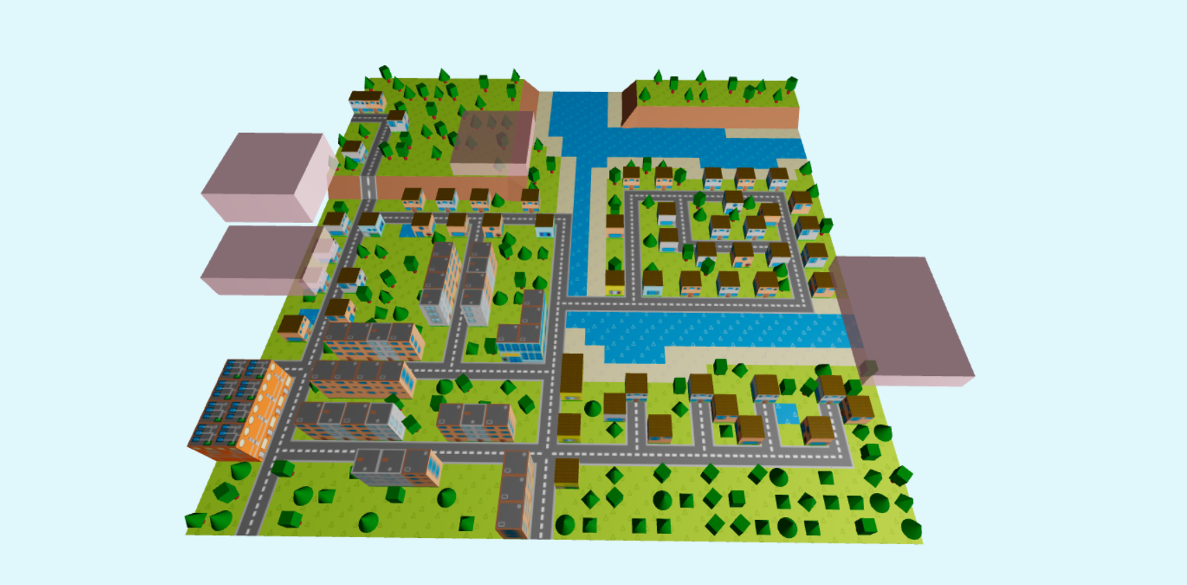 GitHub - PerlMonker303/Mapster3D: Tiny City Simulator with React and ...