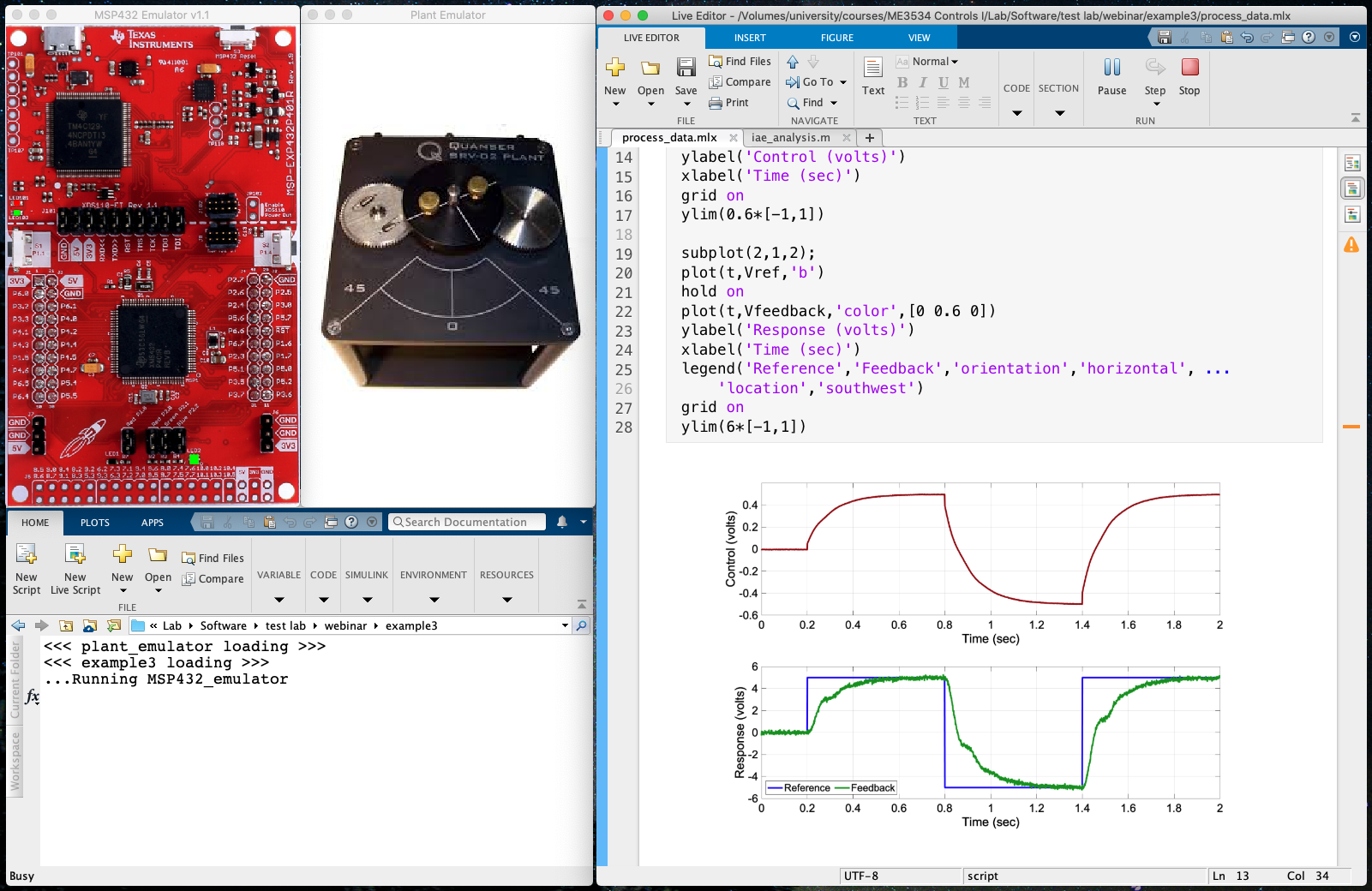 GitHub - scsouthward/MSP432_Emulator: This is a library of Matlab ...