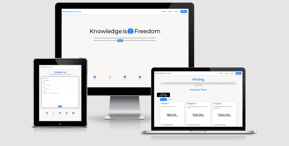GitHub - Henriqueperoni/MS4-Read-More-For-Less: MS4 - Read More For Less Full Stack Website Project