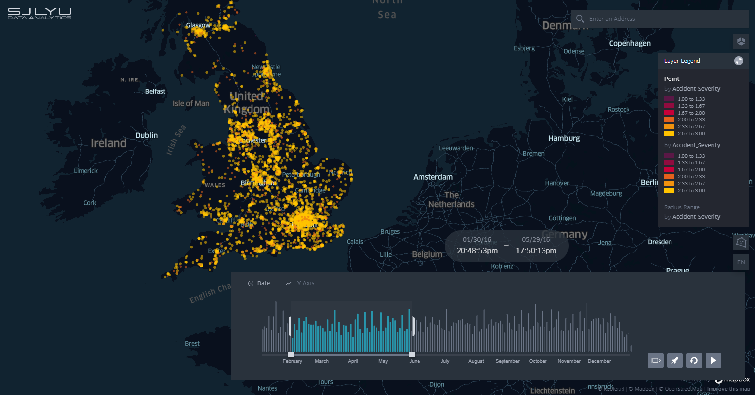 GitHub - josephlyu/Accident-Map-2016: Map Visualization of UK road ...
