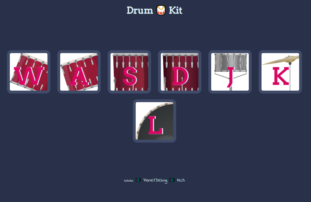 GitHub - Blue-Eyes-FrontEnd-Dragon/DrumKit: Audible web DrumKit project.