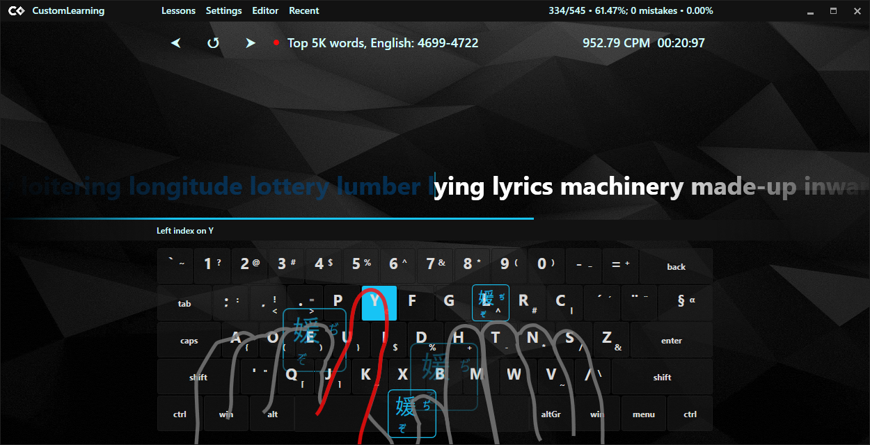 GitHub - Schtinguerch/CustomLearning-keyboard-trainer: The most customizable keyboard trainer!!!