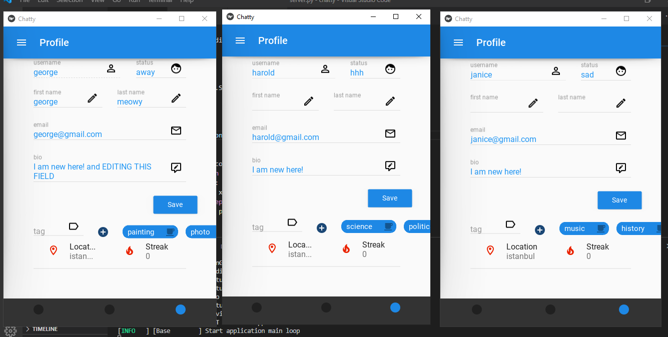 GitHub - nilaycicekli/Chatty: a desktop chat app implemented with ...