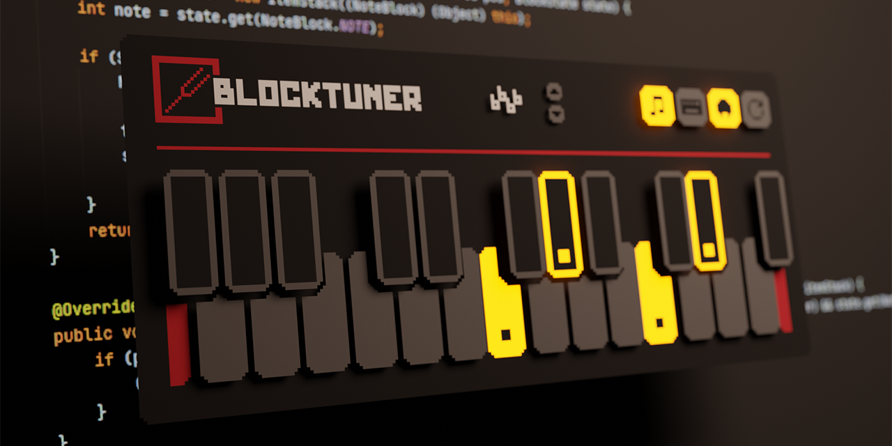 GitHub - xwjcool123/BlockTunerMod: Minecraft Note Block User Interface