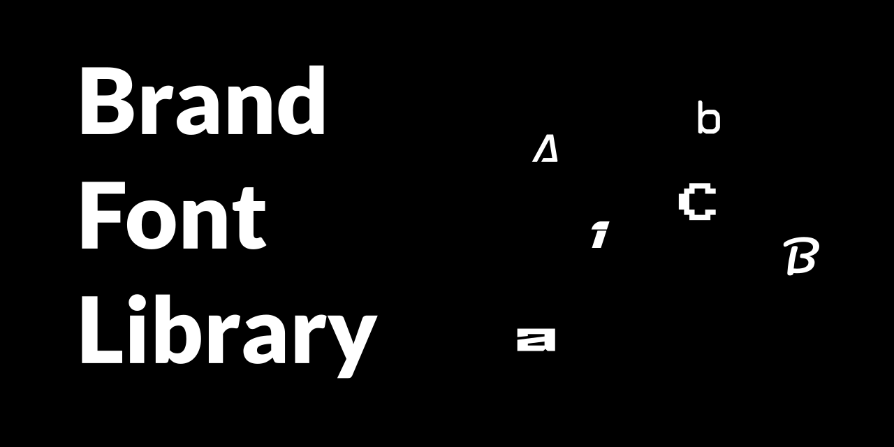 GitHub - GameDesert/Brand-Font-Library: A library of fonts intended ...