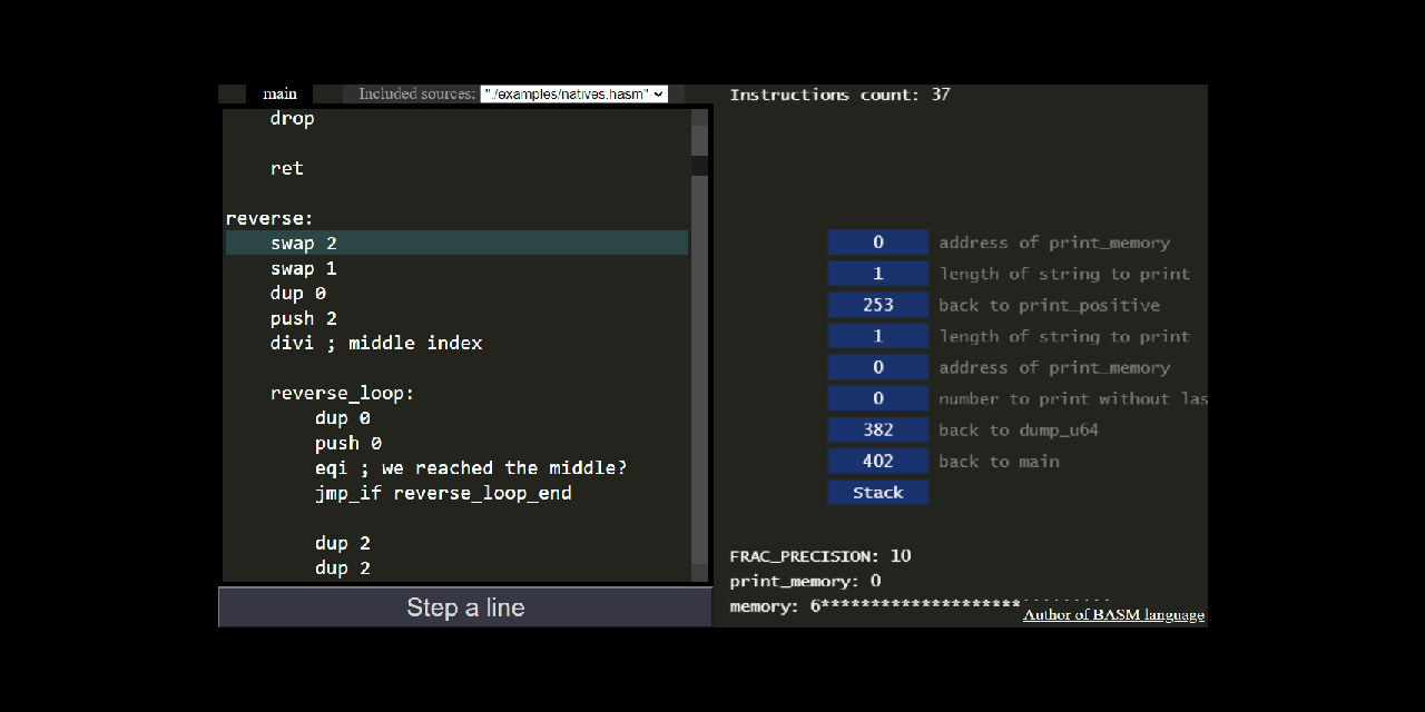 GitHub - kolumb/visual-basm: Visual tool for basm language