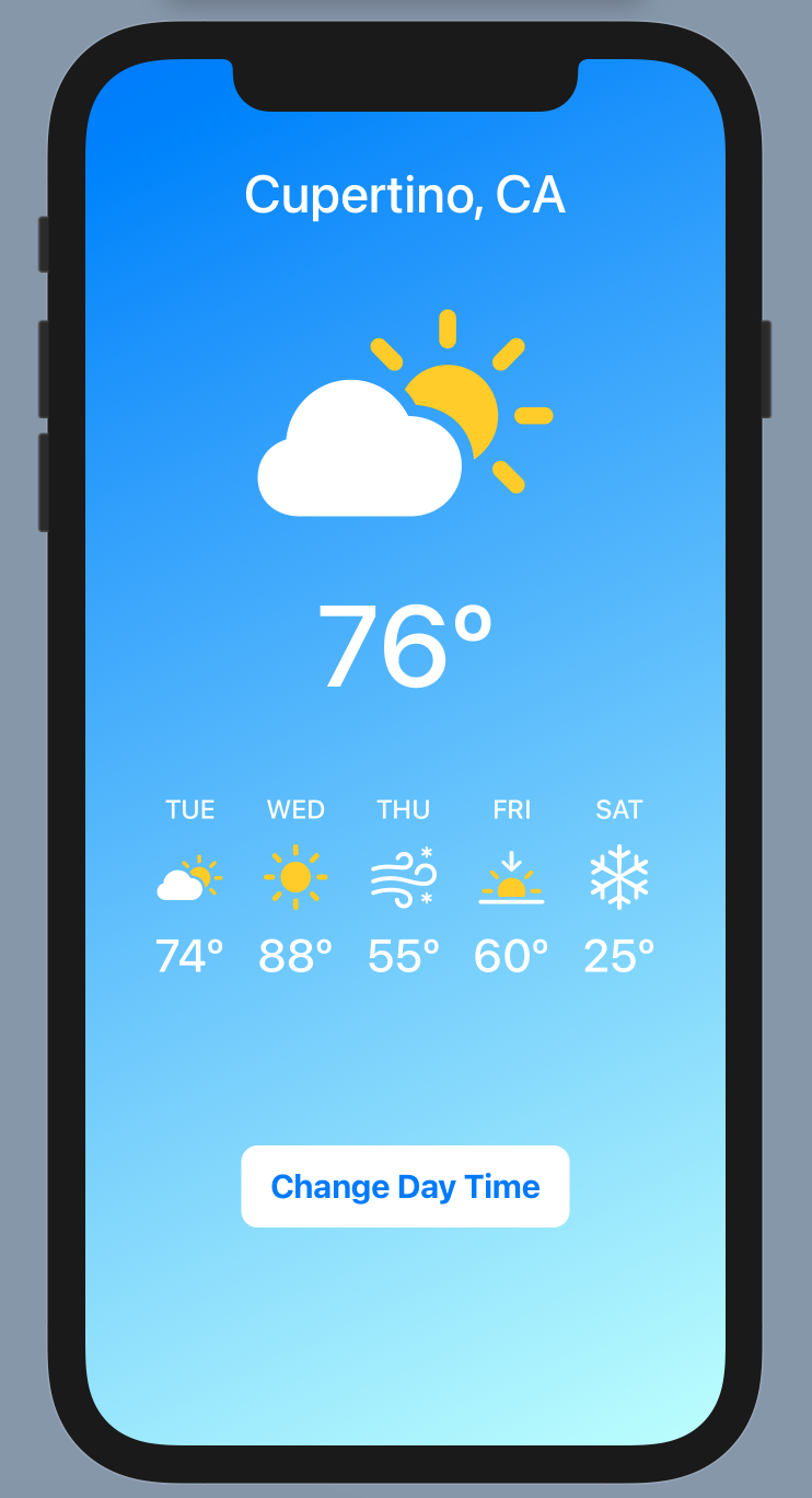 GitHub - anony-mouse1/SwiftUI-Weather: A simple Weather App (not used by Weather System APIs ...