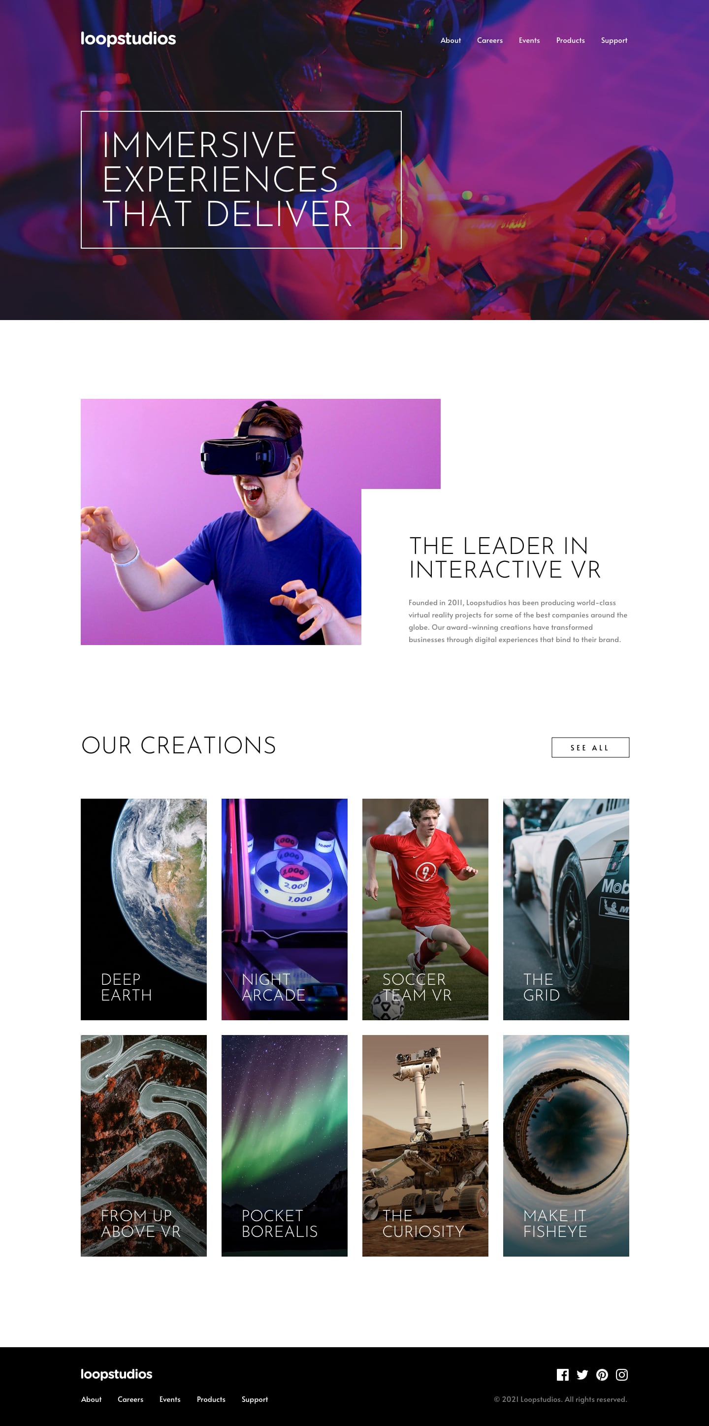 GitHub - RodCri/LoopStudios: Design preview for the Loopstudios landing page coding challenge