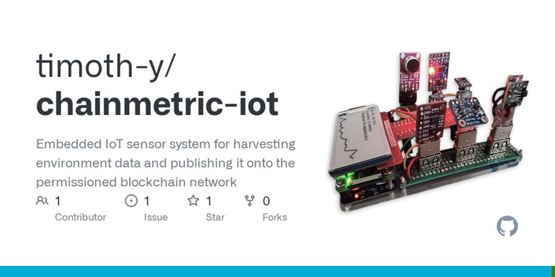 GitHub - nulltea/chainmetric-iot: Embedded IoT sensor system for harvesting environment data and ...