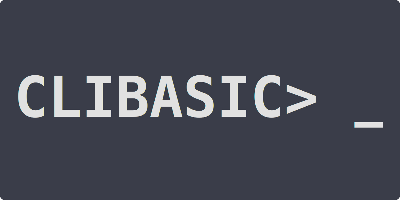 GitHub - PQCraft/CLIBASIC: A BASIC interpreter for the terminal (or ...