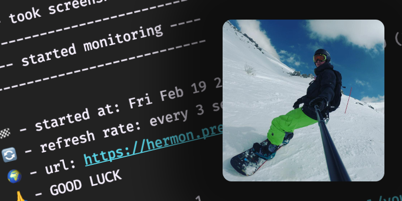 GitHub - ilanKushnir/web-tickets-monitor: Monitoring & alerting web tickets sale (set to Hermon ...