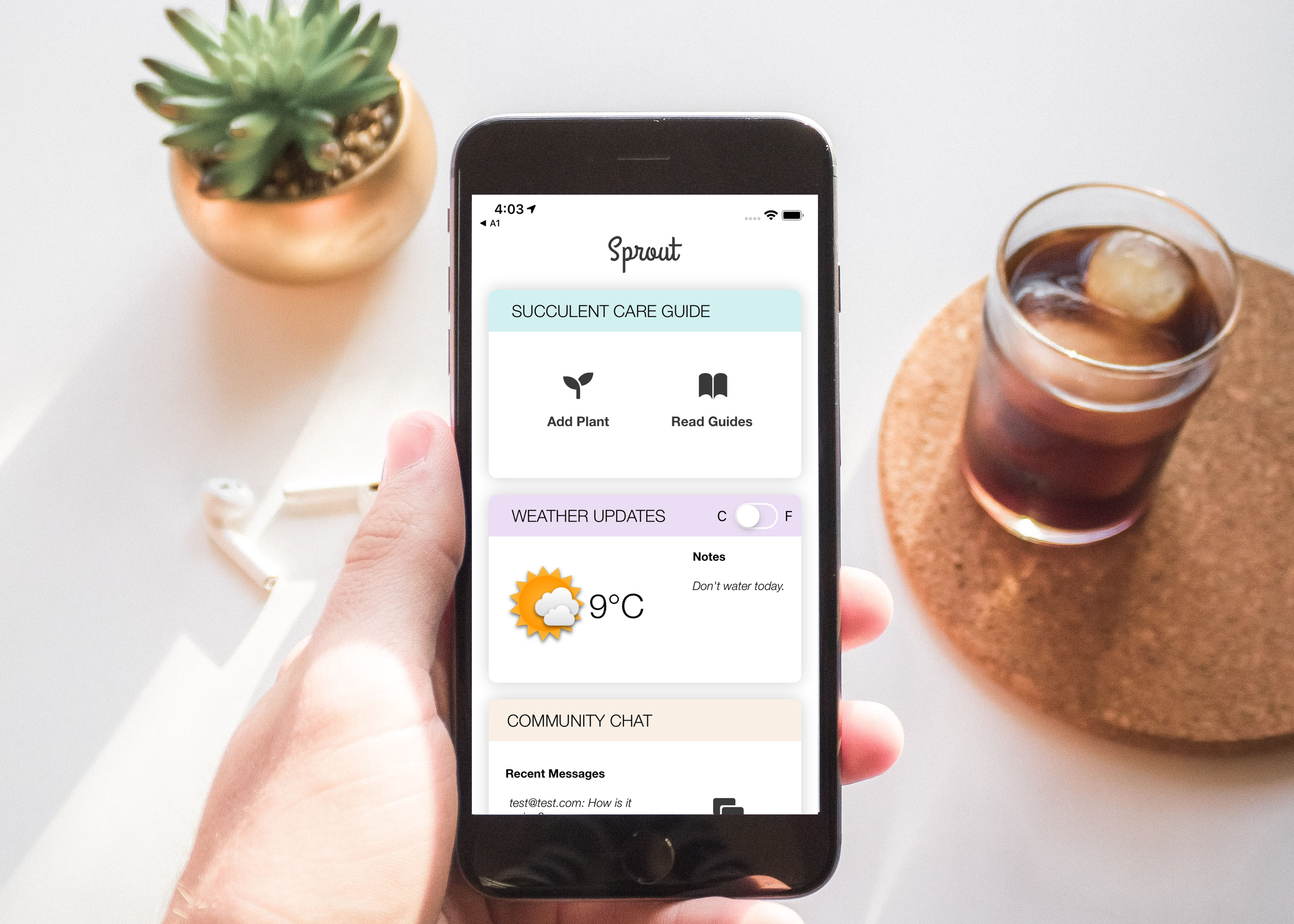 GitHub - jzzzbl/sprout: Sprout is an iOS app that teaches plant owners ...