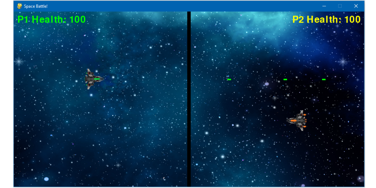 GitHub - ysuurme/game_spacebattle: Two player space battle based on pygame